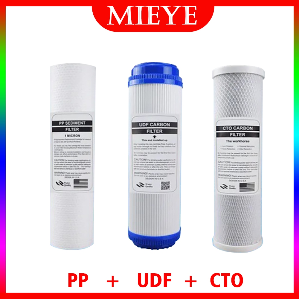 Alkaline Replacement Filter PP GACUFD CTO 10 Inches 3 Stage Filters ...