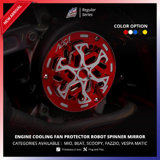 NSA RADIATOR FAN COVER – ROBOT SPINNER SERIES | UNIVERSAL [BEAT/SCOOPY ...