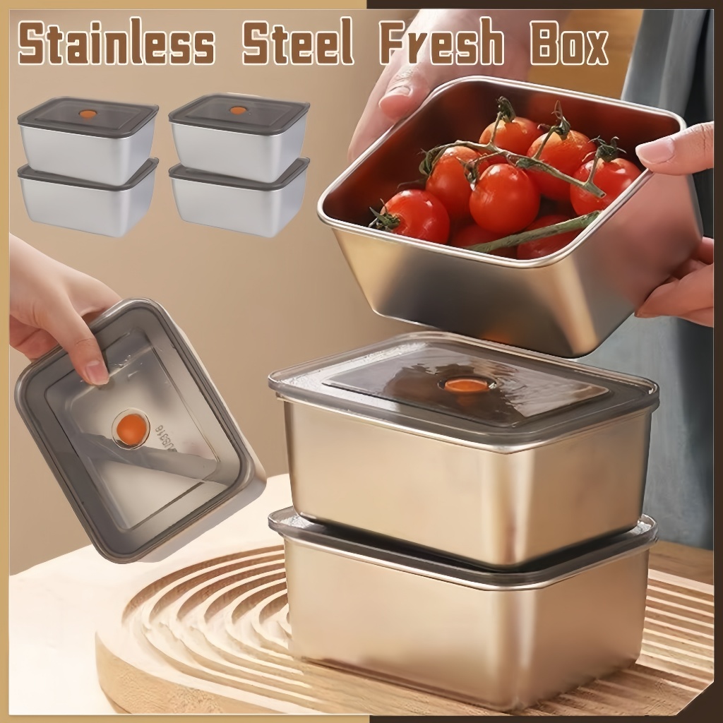 Arrow 316 Stainless Steel Food grade Fresh Keeping box with leak proof ...