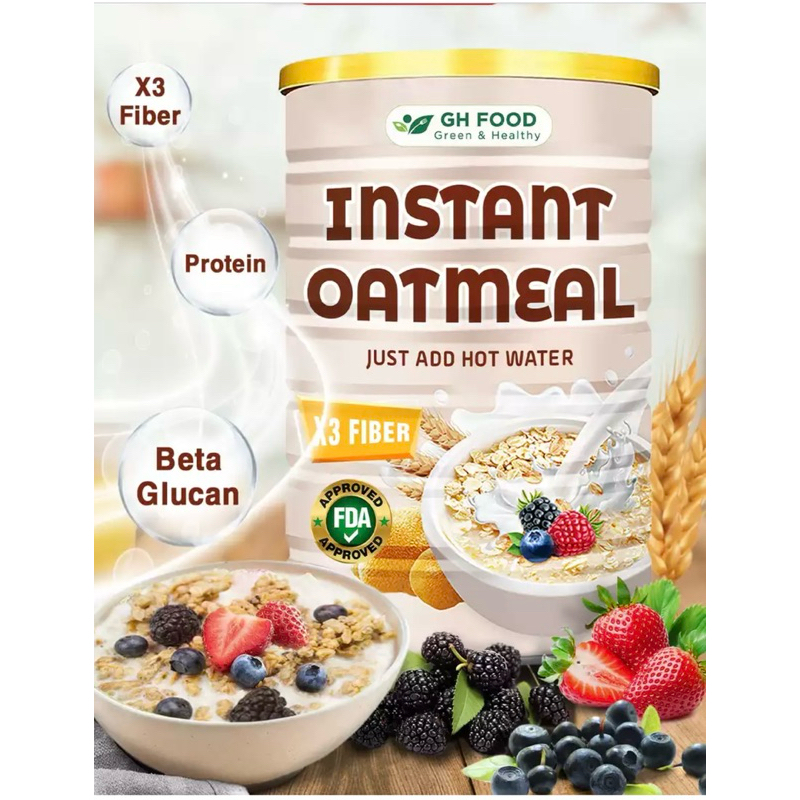 INSTANT OATMEAL Just add Hot Water x3 Fiber | Shopee Philippines