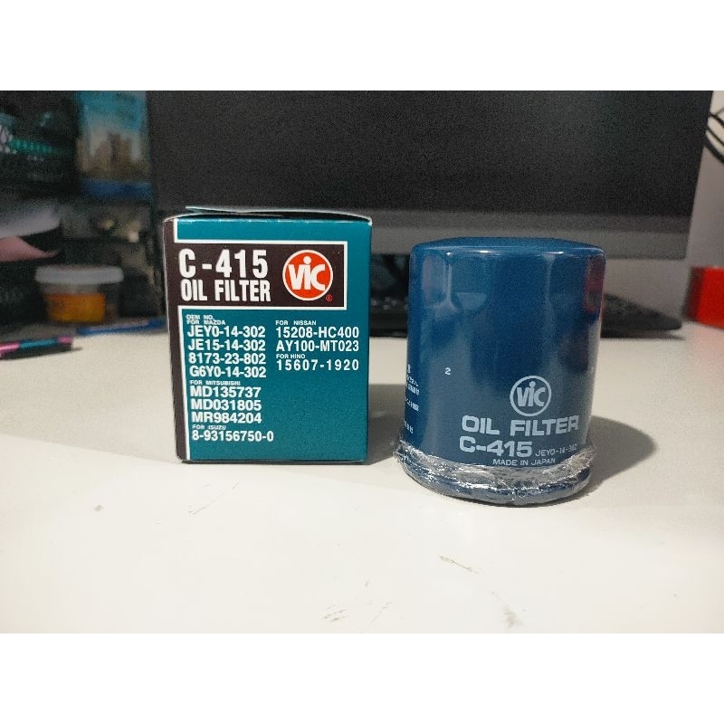 VIC OIL FILTER C-415 (Made in Japan) | Shopee Philippines
