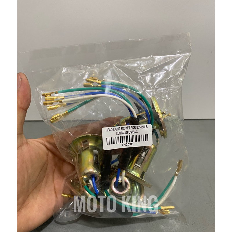 HEAD LIGHT SOCKET FOR B35 BULB SUNTAL (YН209B) | Shopee Philippines