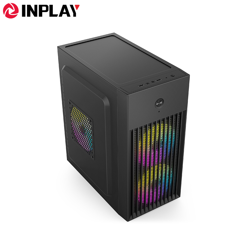 Inplay LITE X220 PC Case Build-in 2 RGB Fans MATX Case Gaming Case For Desktop Computer | Shopee ...