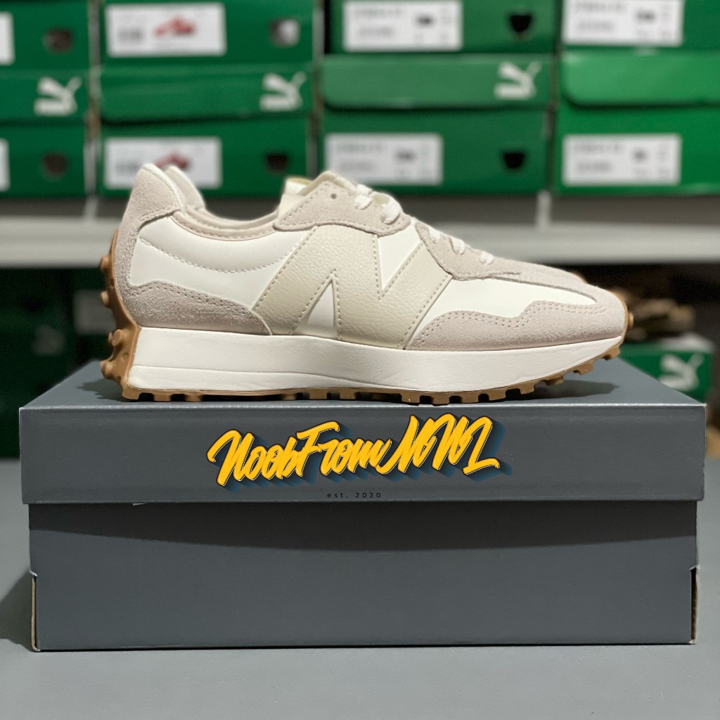 Original New Balance 327 Moonbeam Timberwolf (Women’s) | Shopee Philippines