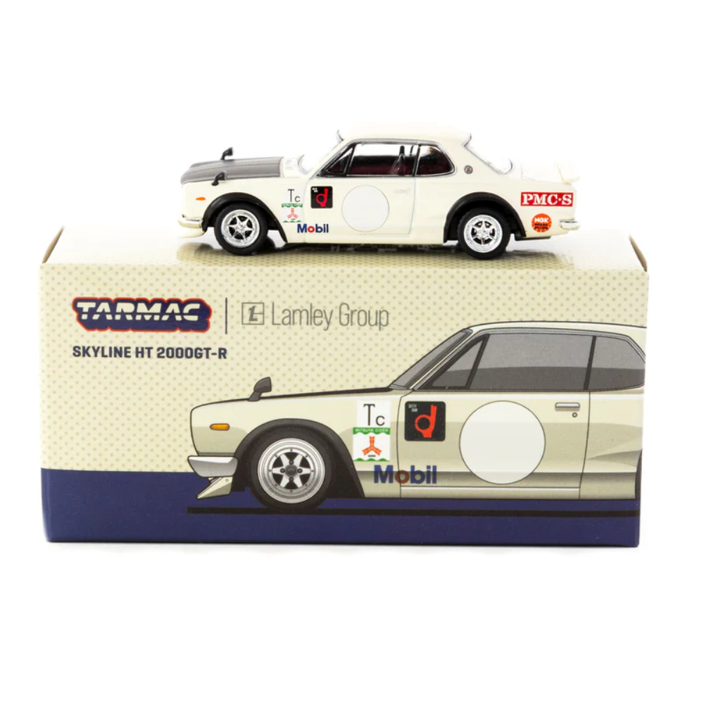 Tarmac Works 1/64 Scale GLOBAL64 Nissan Skyline 2000 GT-R KPGC10 White Die-cast Car T64G-043 ...