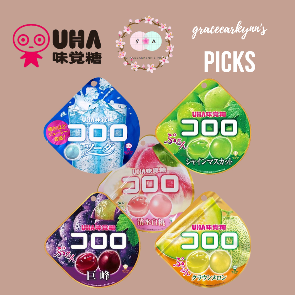 UHA Mikakuto Kororo Fruit Candy Gummy 40g | Shopee Philippines