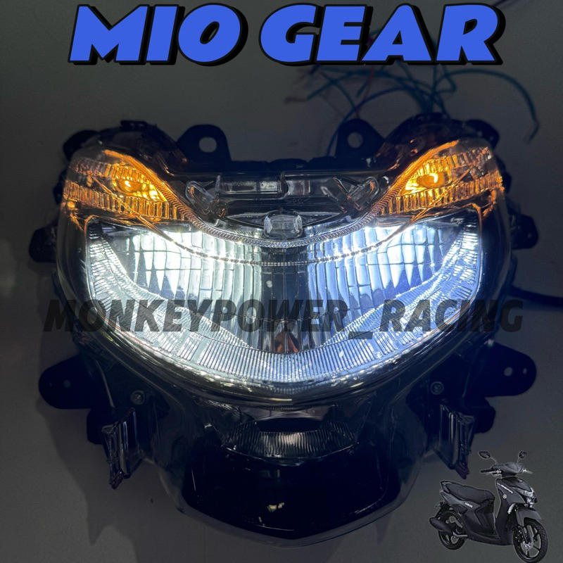 YAMAHA MIO Gear 125 HEADLIGHT ASSEMBLY OEM Plug and Play MIO Gear ...