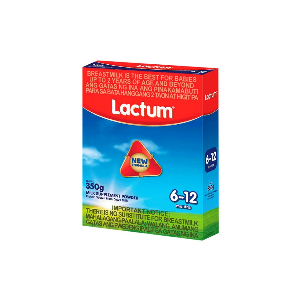 Lactum for 6-12 Months Old Infant Formula Milk Supplement Powder 350g ...