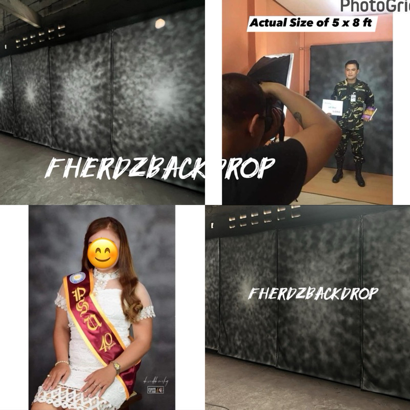 Gray Backdrop/Fully Abstract Designed | Shopee Philippines