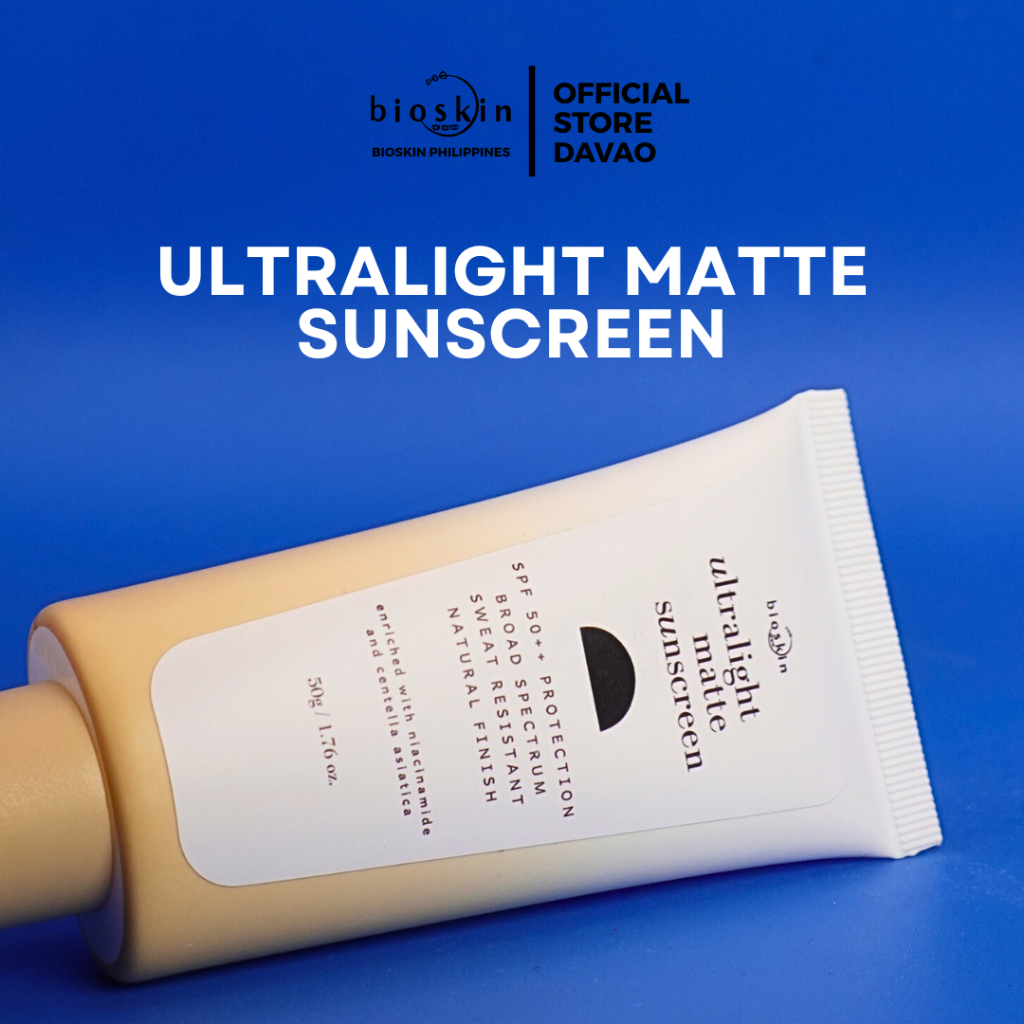 Bioskin | Ultralight Matte Sunscreen | 50g | Shopee Philippines