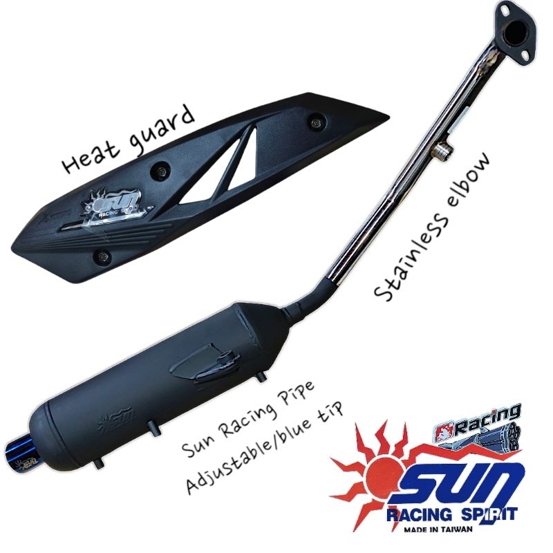 Sun racing pipe Nmax v2/Aerox v2 blue tip | Shopee Philippines