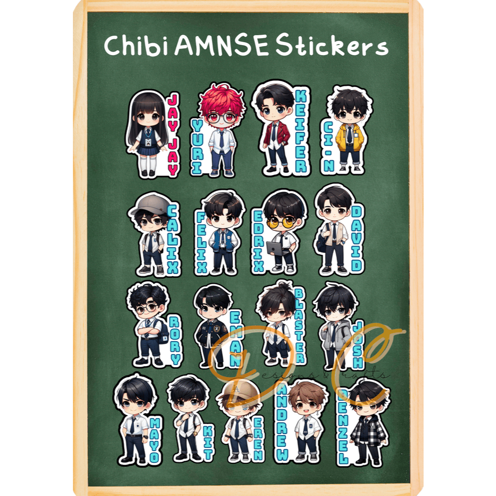 Ang mutya ng section E CHIBI stickers , 17 students of section E CHIBI ...