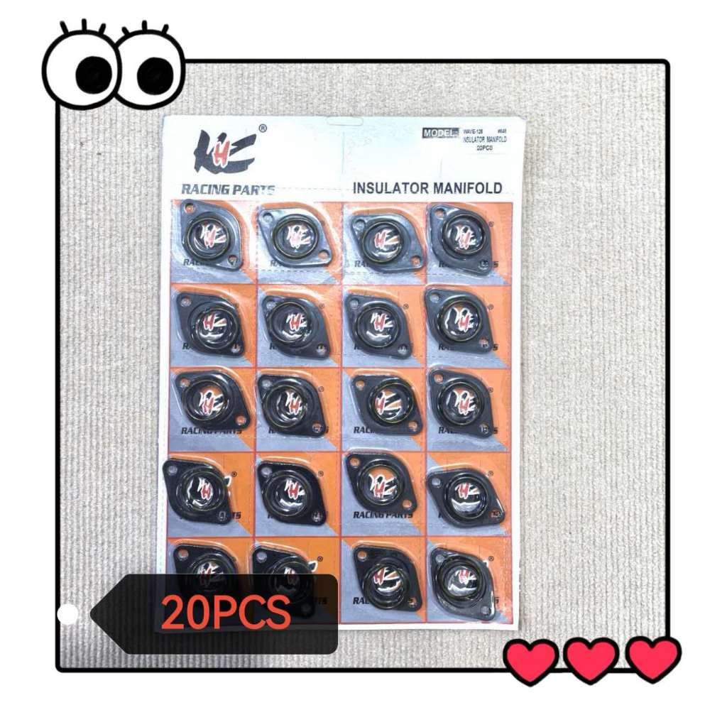 20PCS* INSULATOR MANIFOLD TMX AURA CRYPTON SHOGUN WAVE-125 XRM BAJAJ ...