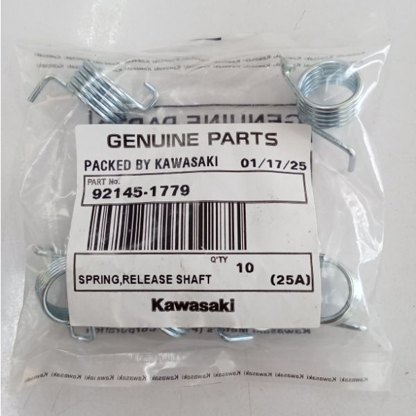 Kawasaki SPRING CLUTCH RELEASE SHAFT Barako B1 B2 Genuine 92145-1779 ...