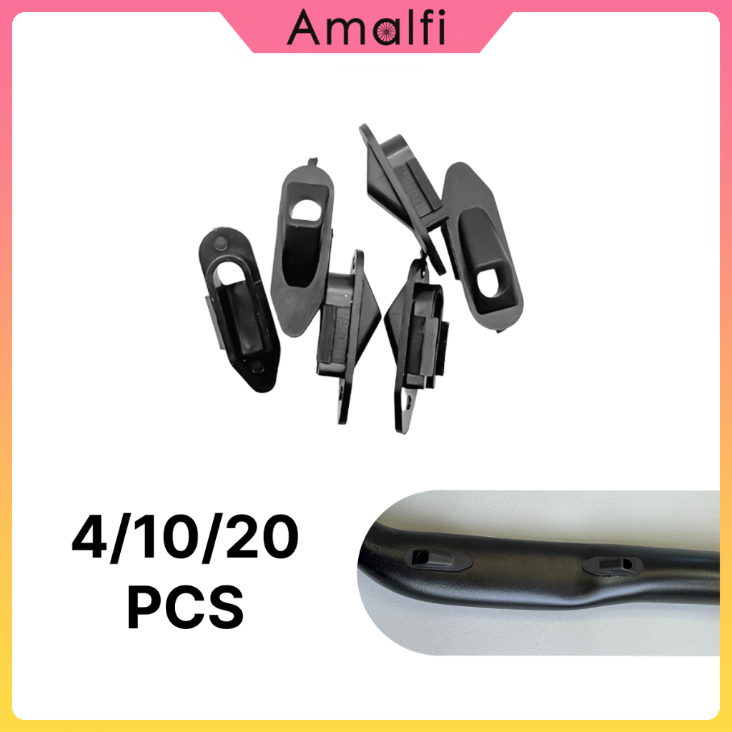 4/10/20pcs/set MTB Bicycle Brake Shifter Line Tube Clamp Embedded Line ...