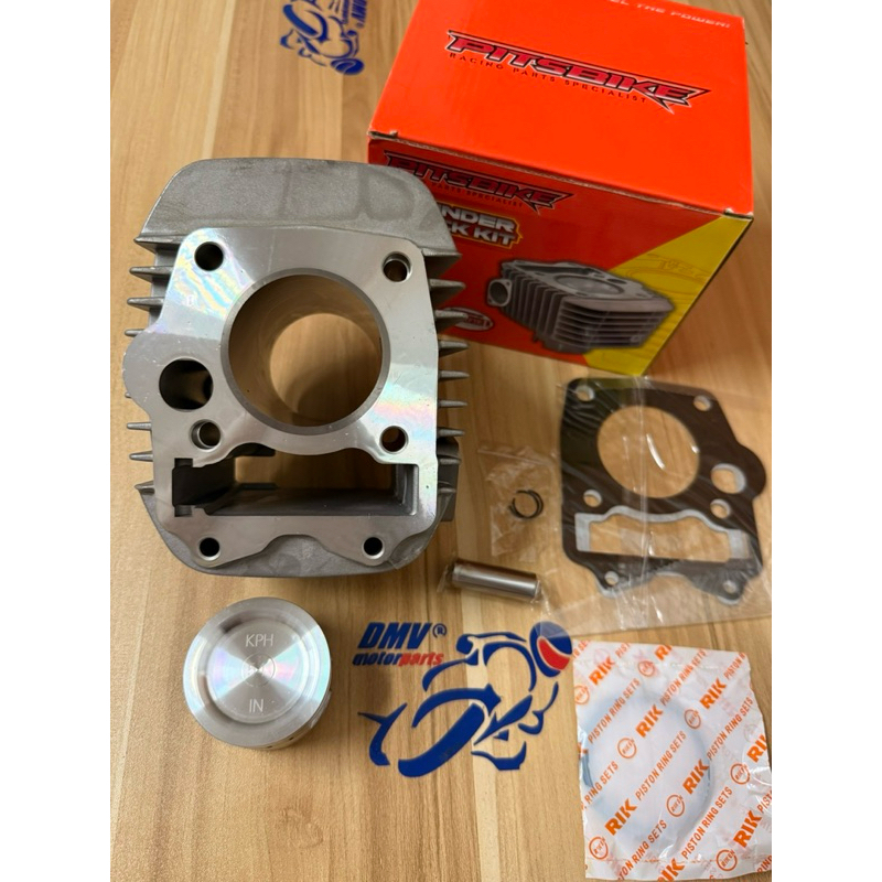 Pitsbike Racing Cylinder Block 54mm Steel Casting Piston for WAVE 125 ...