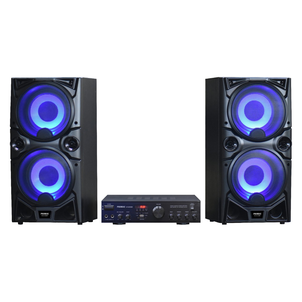 Promac by Winland Home Karaoke System with BT (AV-SU3032BF & SPK-65x2 ...