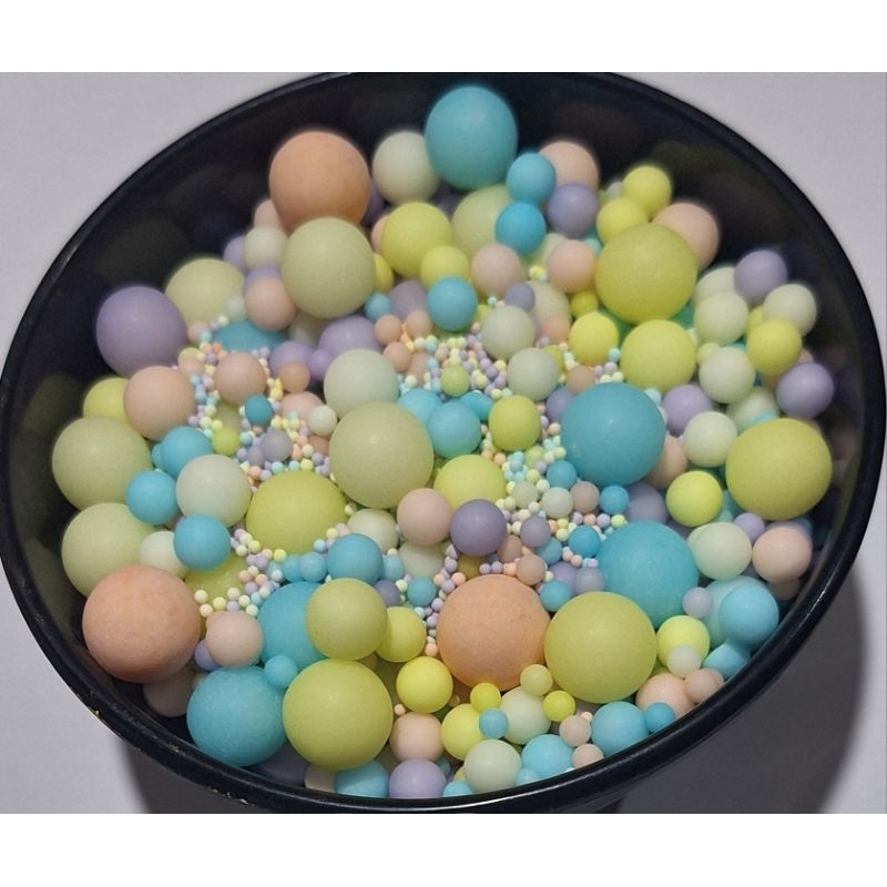 PASTEL BEADS MIX SIZE SPRINKLE (for cake topper) | Shopee Philippines