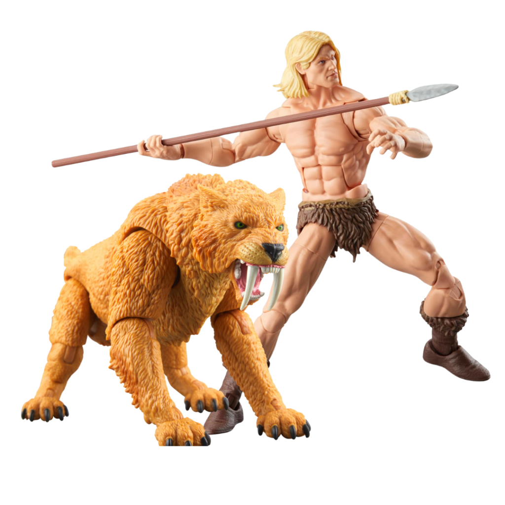 MARVEL Legends Series Ka-Zar & Zabu (BAF Complete) 6"-Scale Action ...