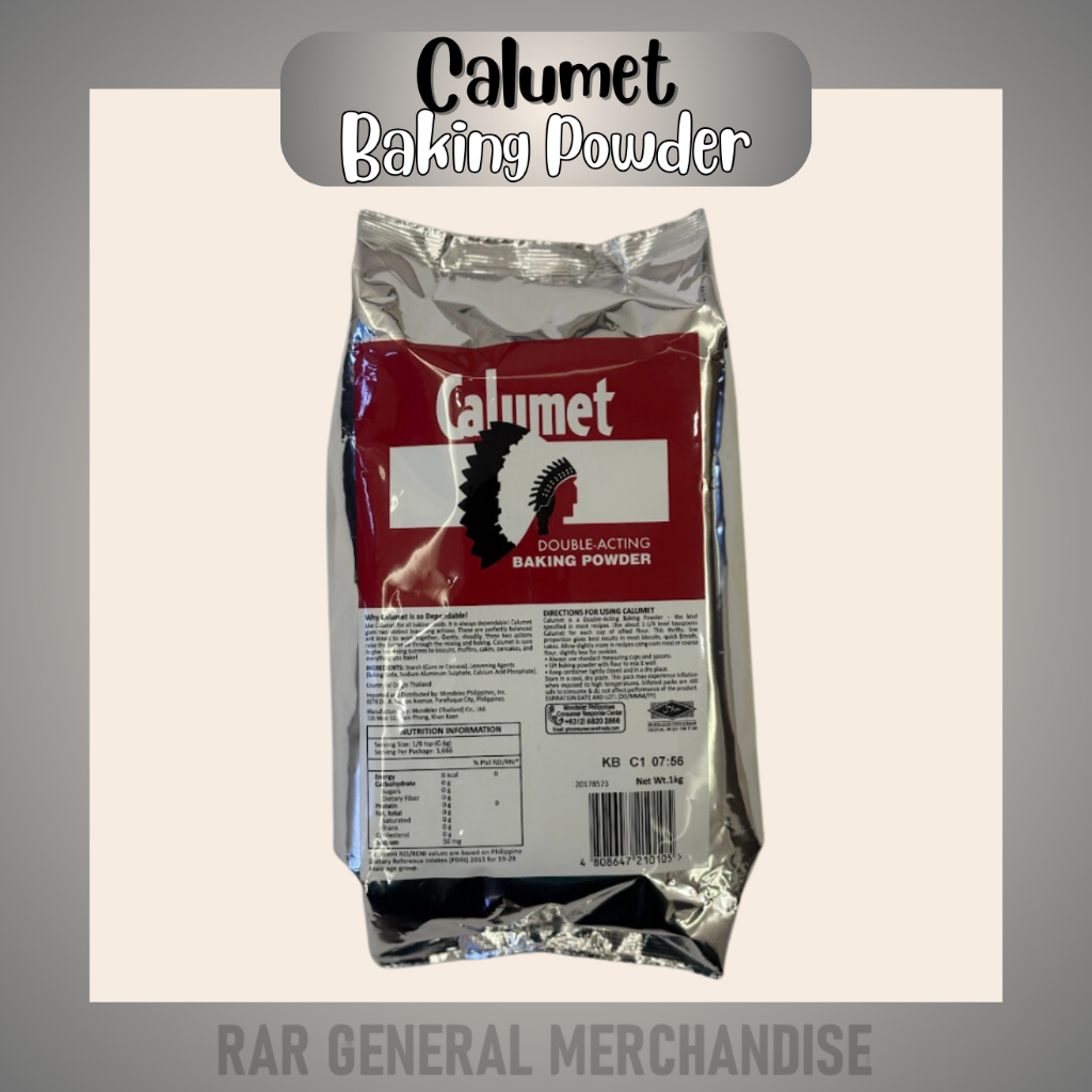 Calumet Double-Acting Baking Powder – 1kg | Ideal for Baking | Shopee ...