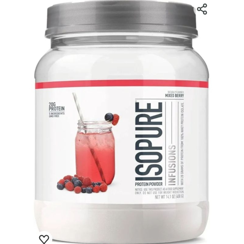 Isopure Protein Powder, Gluten Free Zero Added Sugar, Infusions- Mixed ...
