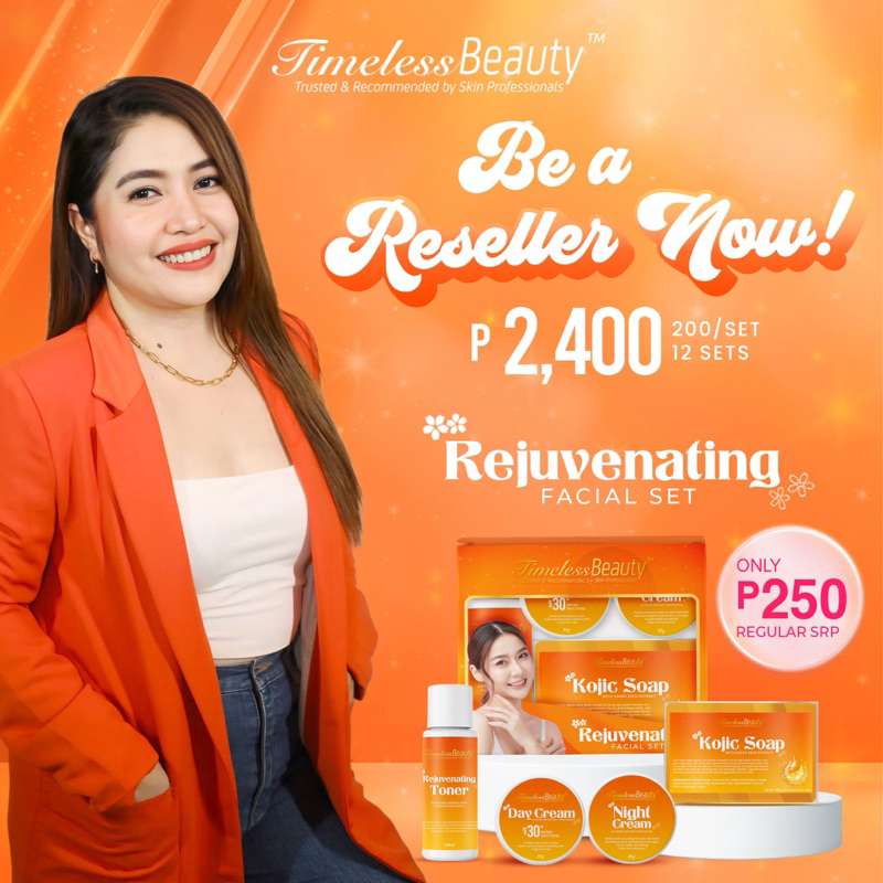 Timeless Beauty Rejuv Set Reseller’s Pack 12 SETS | Shopee Philippines