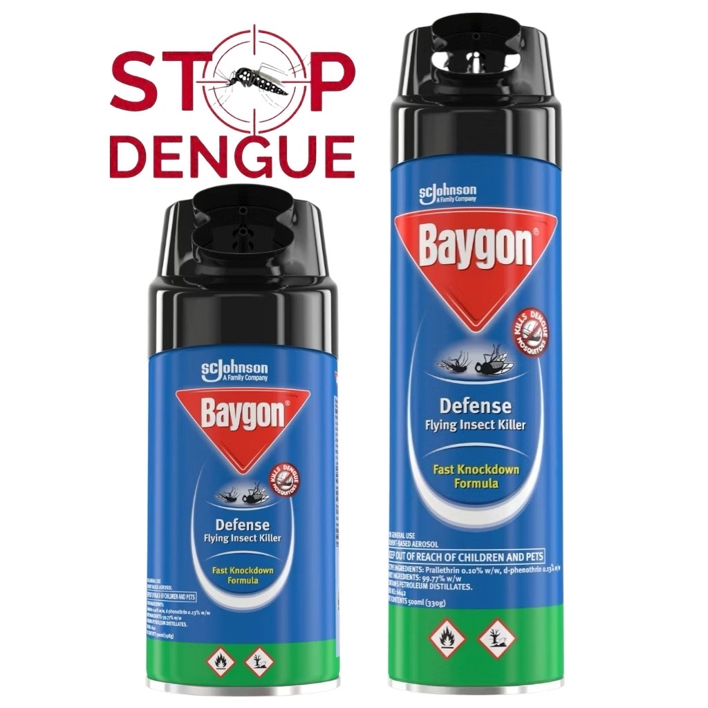 Baygon Anti-Dengue Defense Mosquito Insect Off Ant Killer Pest Spray ...