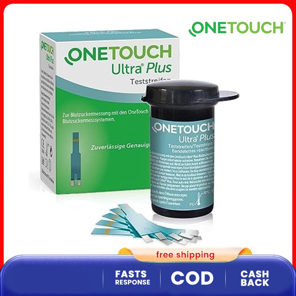 One Touch Ultra Plus Strips 25s or One Touch Ultra Plus Flex Glucometer ...