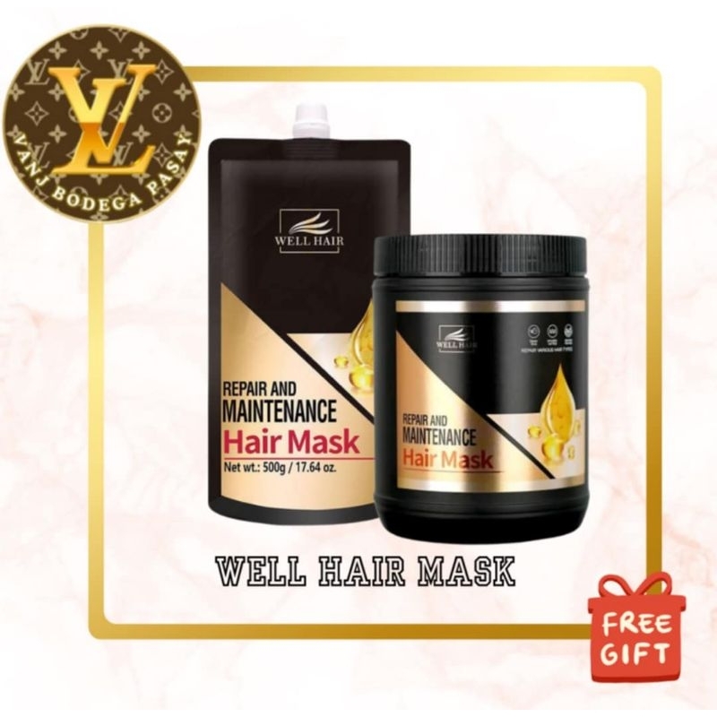 WELL HAIR MASK AND MAINTENANCE HAIR MASK | Shopee Philippines