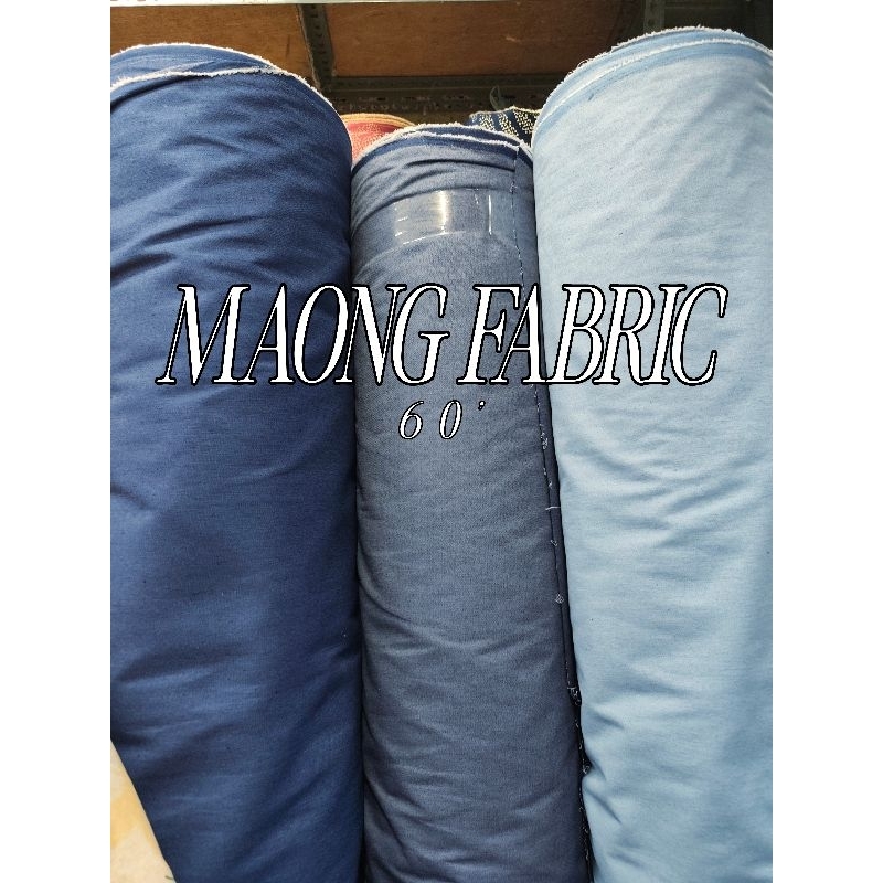 MAONG DEMIN FABRIC 60' INCHES EIDTH - SOLD PER YARD | Shopee Philippines