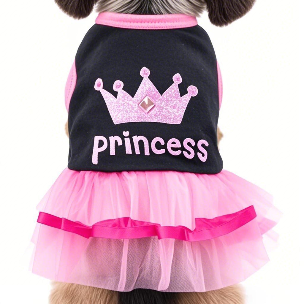 Dog dress Princess dress Strap Skirt Puppy Birthday Party Clothing ...