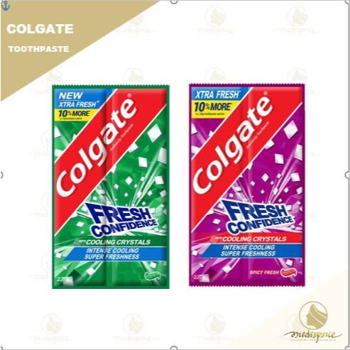 Colgate Fresh W/Cooling Crystal Twin Sachet | Shopee Philippines