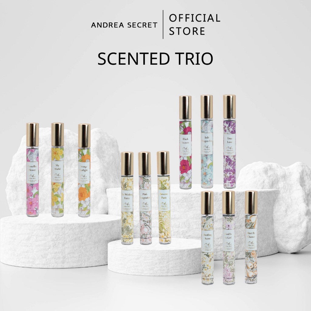 Andrea Secret Fragrance Gift Box Scented-Trio 15ML | Unisex Perfumes ...
