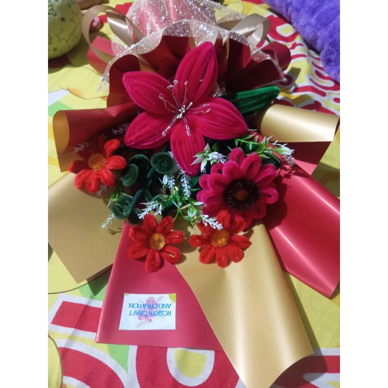 fuzzywire flower bouquet | Shopee Philippines