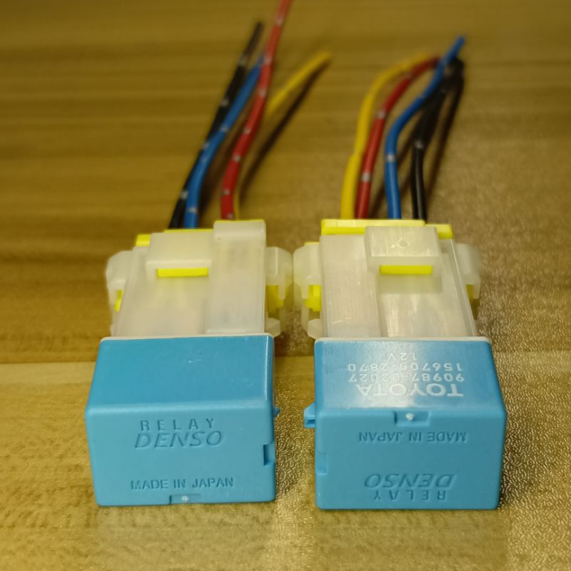 1 PIECE TOYOTA DENSO / JAPAN DENSO RELAY WITH SOCKET 12V 4 PIN | Shopee ...