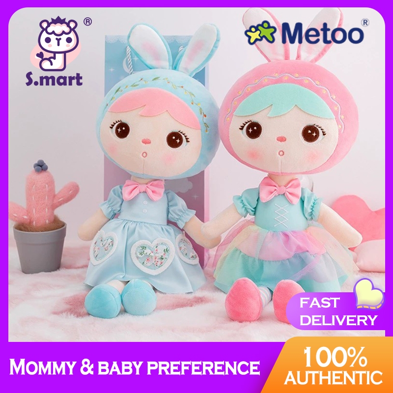 【S.mart】Metoo Easter Bunny girl Plush Toy Lolita Style Cute Stuffed ...