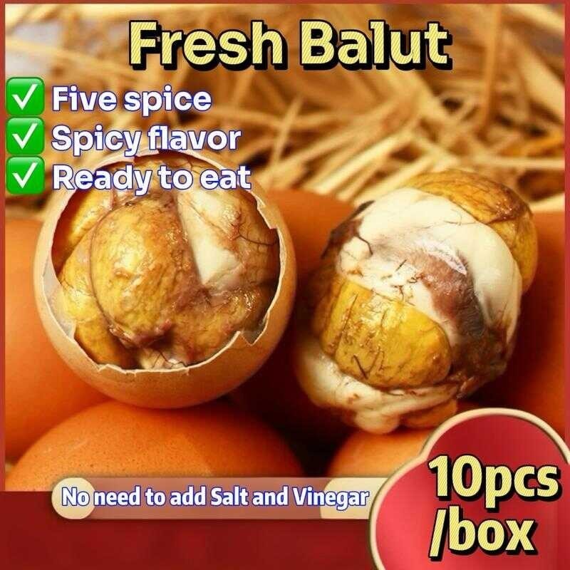 Balut Egg Balot Salted Egg 2 Flavors Egg Ready-to-Eat Delicious Food ...