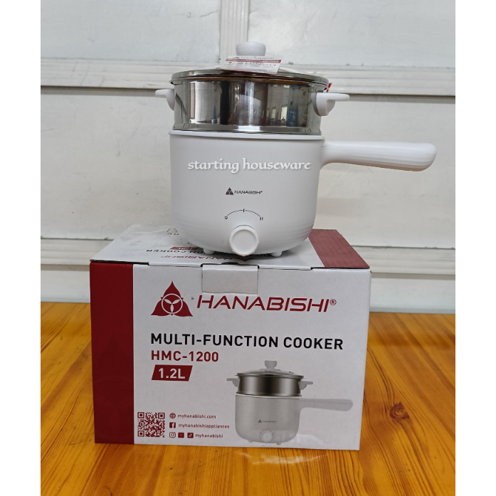 Hanabishi Aesthetic white Multi-Function Cooker HMC1200 ( 1.2 L ...