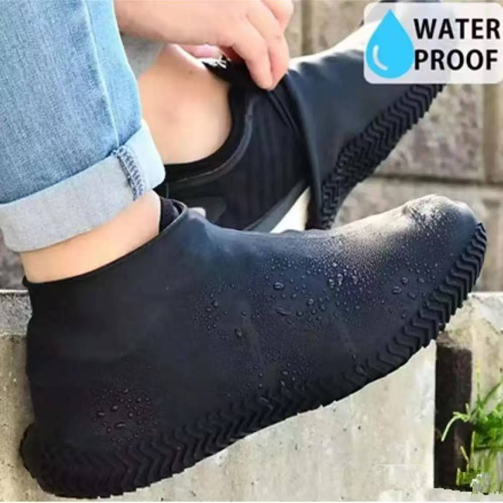 Silicone Waterproof Shoe Cover Anti Slip Thickened and Wear-resistant ...