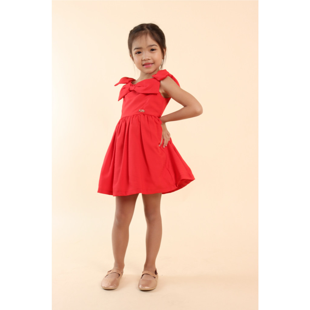 Robby Rabbit Regal Bows 2-Way Dress (Red) | Shopee Philippines