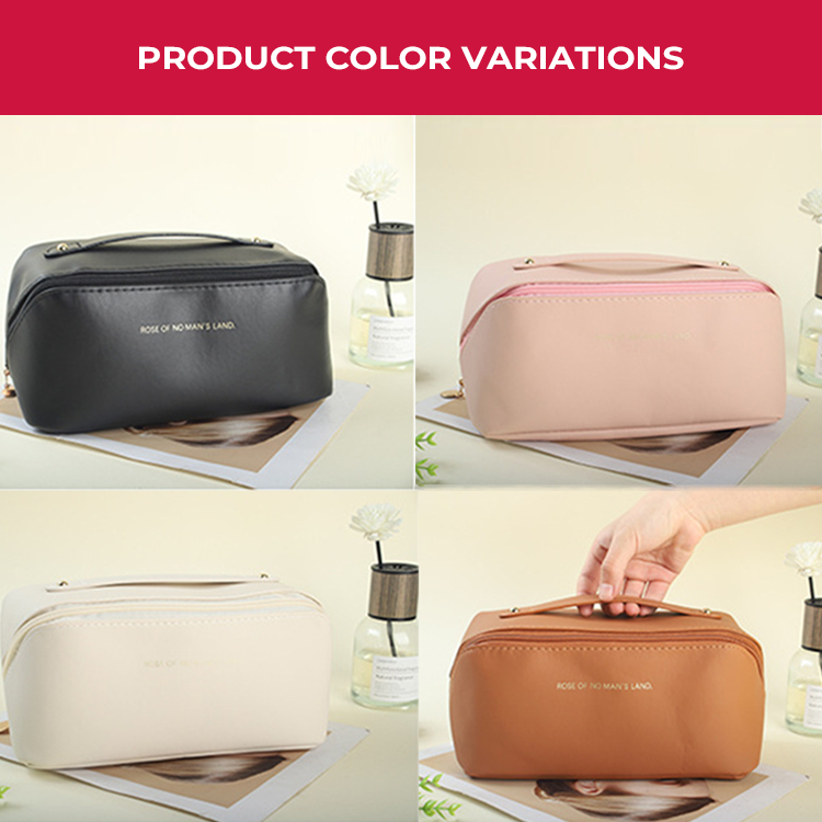 PNS 2024 New Cosmetic Bag Large Travel Make Up Bag Ladies Luxury PU ...