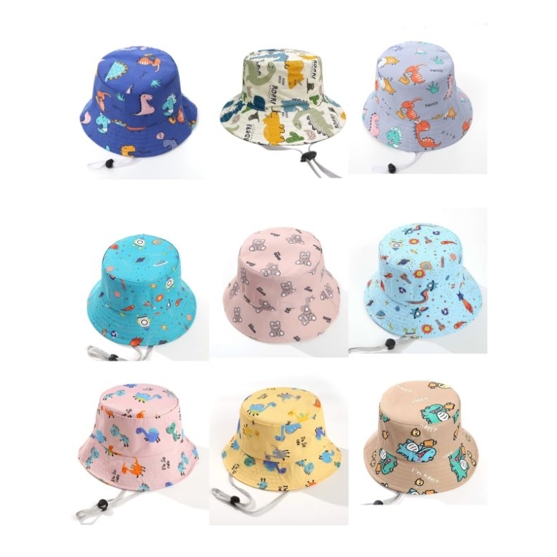 Hp Caps New Bucket Hat Design for Kid’s Girl and Boy 2-7years Toddler ...