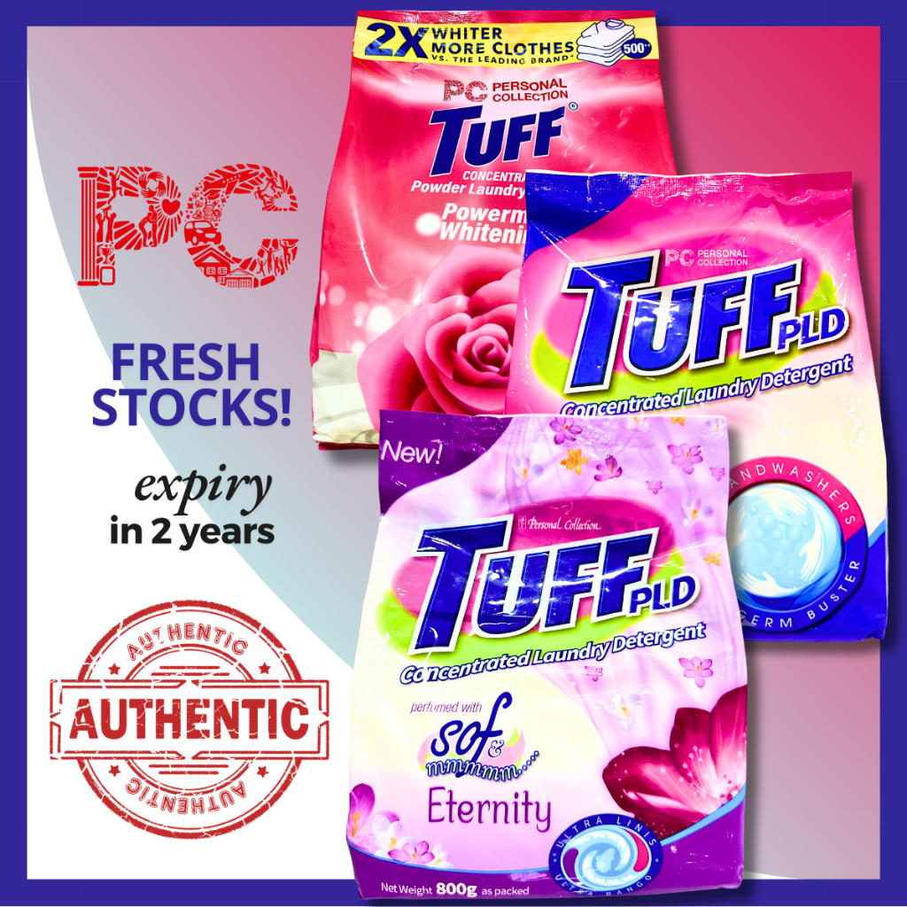 Tuff Powder Laundry Detergent Powermax Whitening Active Clean Eternity ...