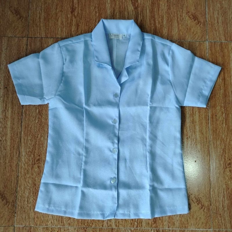 SM BLOUSE/ NURSE BLOUSE UNIFORM/ KATRINA FABRIC GOOD QUALITY/ WHITE ...