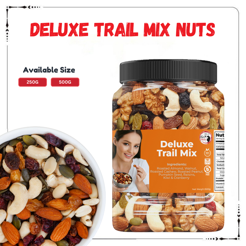 Deluxe Trial Mix, Dried Fruits and Nuts-Trail Mix | 250g - 500g ...