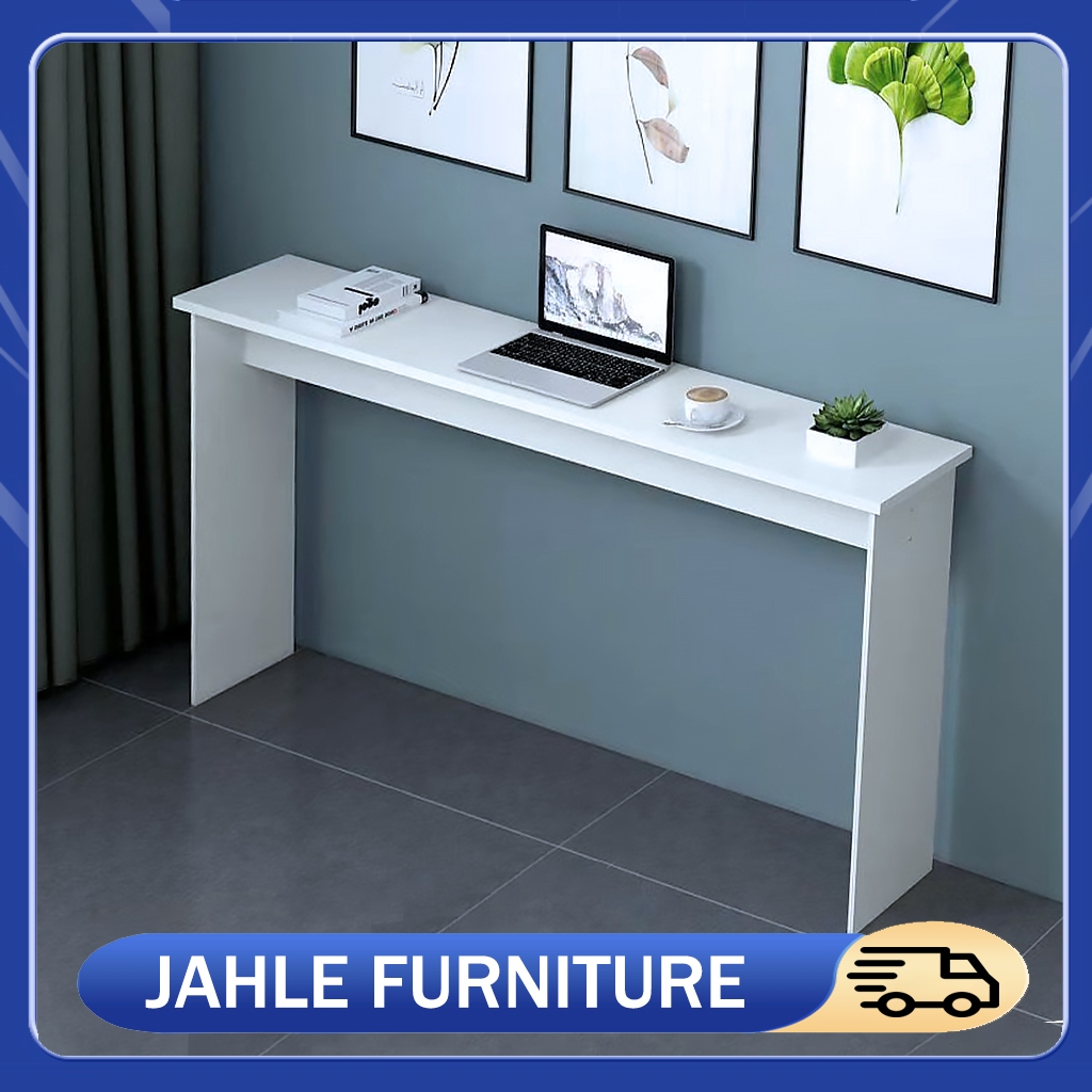 Simple long table against the wall Super narrow table for bedroom ...
