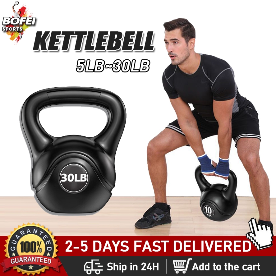 Kettlebell 5lb-30lb PVC Dumbell set Weight Training Exercise Equipment ...