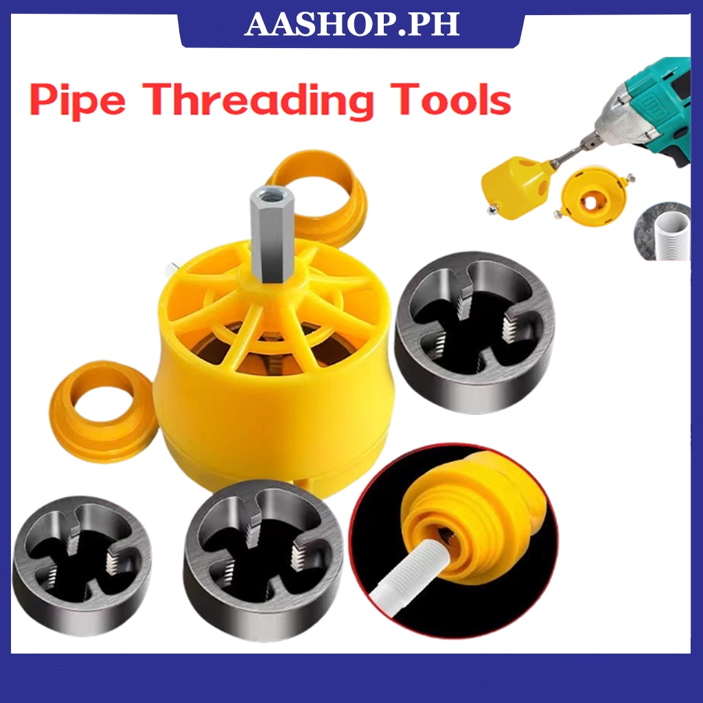 PPR Pipe Threader Kit With 1/2 3/4 Inch Dies Pipe Round Die PVC ...