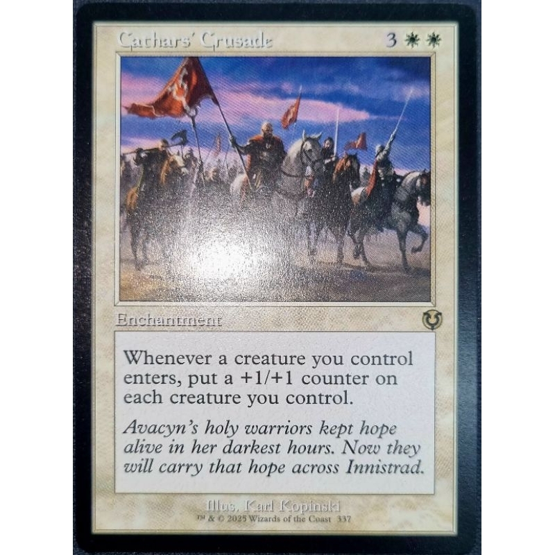 MTG Cathar's Crusade INR (Retro Frame Nonfoil) | Shopee Philippines