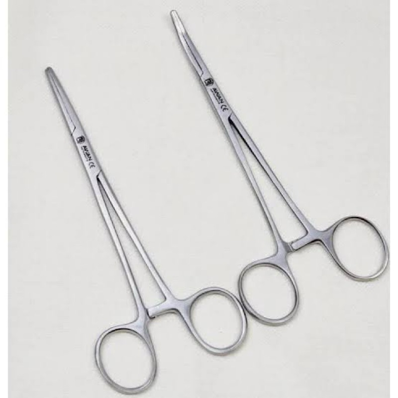 Kelly Forcep Straight And Curved Stainless | Shopee Philippines